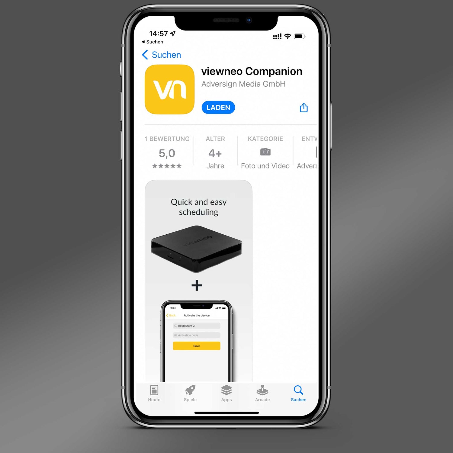 Companion-App für White Label SignageBox II